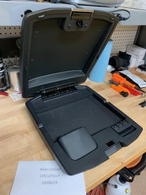 4TH GEN RAM BLACK CENTER CONSOLE LID WITH HUB / SOLD! | RamForum.com ...