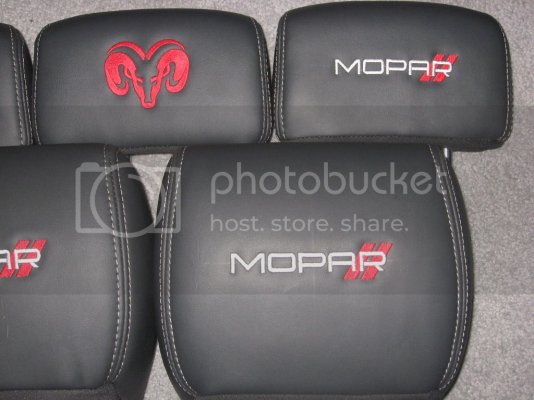 Custom Embroidered Headrests! | RamForum.com | Dodge Ram Forum for ...