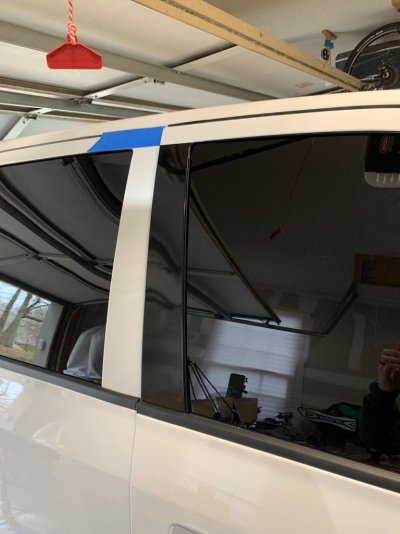 Added gloss black B-pillar vinyl | RamForum.com | Dodge Ram Forum for ...