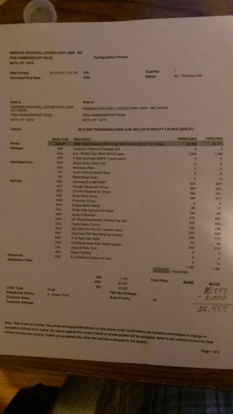 tradesman invoice | RamForum.com | Dodge Ram Forum for Truck Owners ...